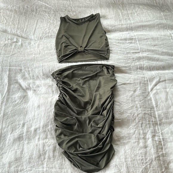 Dresses | Ruched Two Piece Set | Poshmark